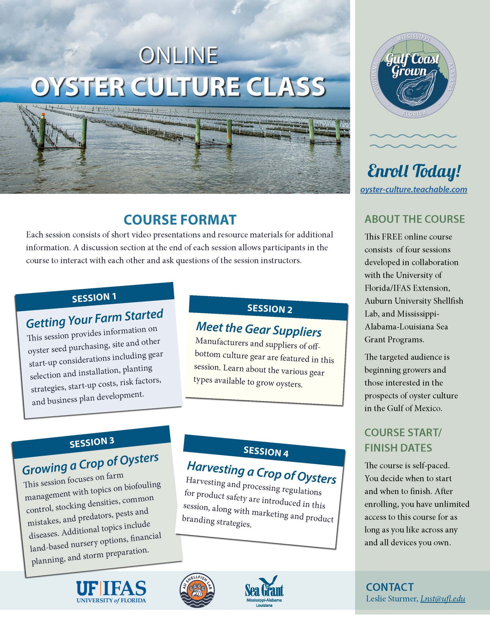 Session 4 - Harvesting a Crop of Oysters - is Now Available - Florida ...